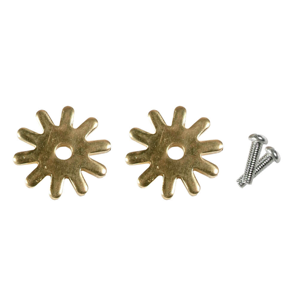 Brass Spur Rowels with Screws
